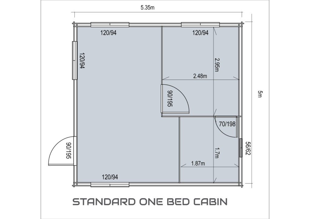 One Bedroom Log Cabin - Multi-Choice | Log Cabins Ireland