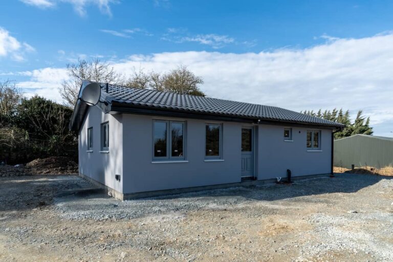 Custom Log Cabins With Cement Board Exterior In Ireland